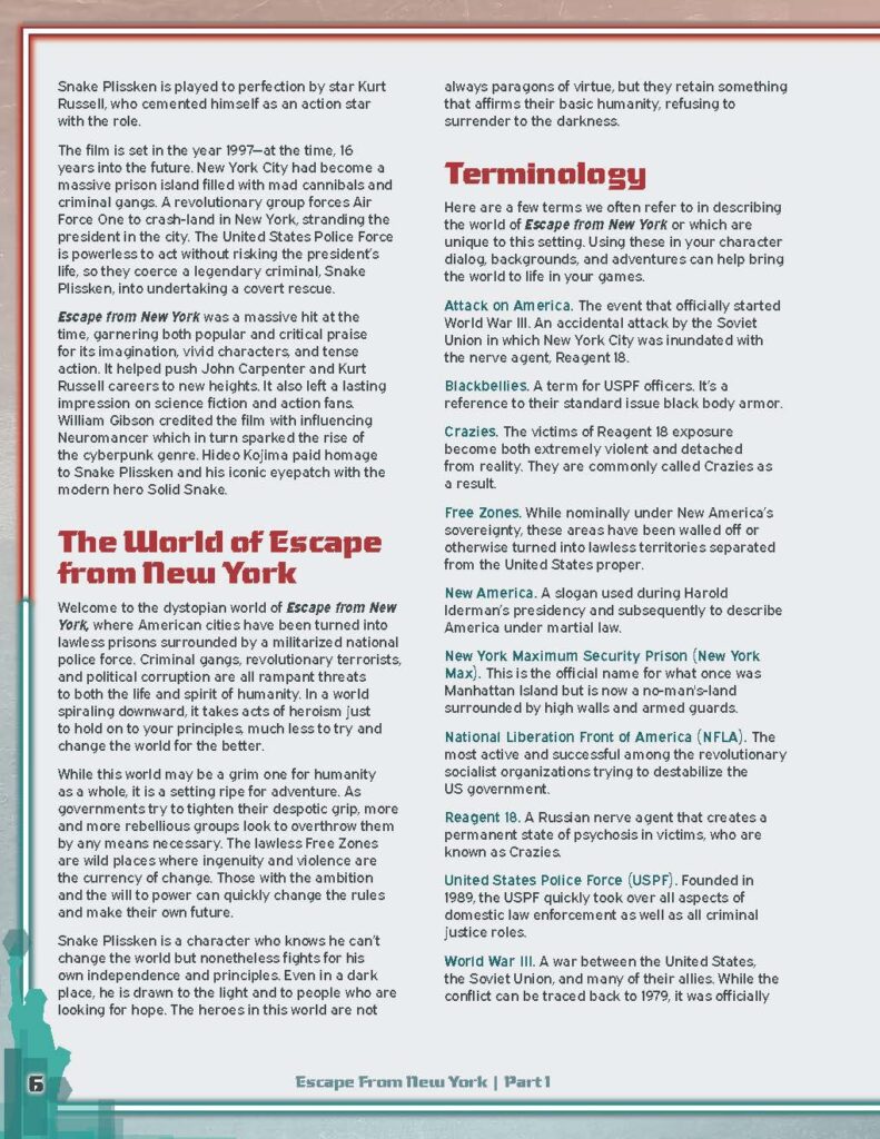 Escape From New York™ - Evil Genius Games