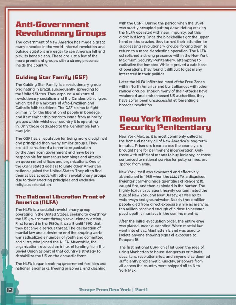 Escape From New York™ - Evil Genius Games