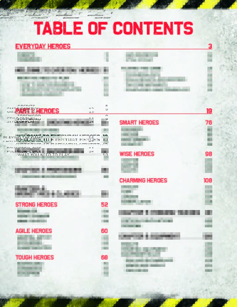 Everyday Heroes Core Rulebook - Evil Genius Games